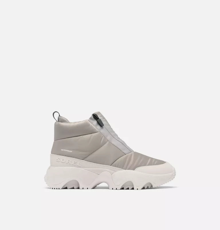 SOREL - KINETIC IMPACTPUFFY ZIP WATERPROFF BOOT IN CHROME GREY/MOONSTO ...